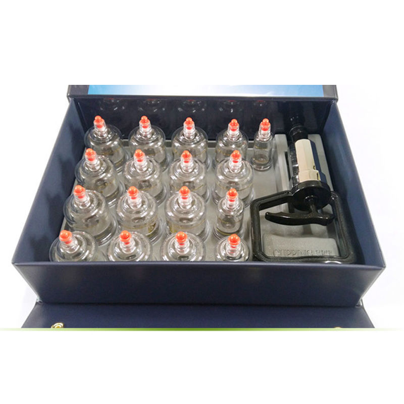 Hansol Professional Cupping Therapy Equipment Set with pumping handle ...
