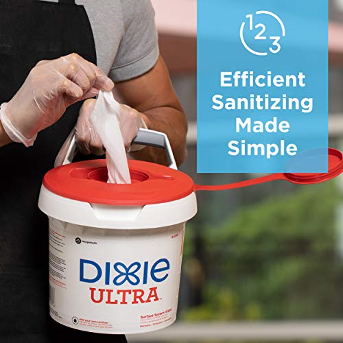 Dixie Ultra Surface System Wiper Bucket for Food Service, 54026, 2 ...