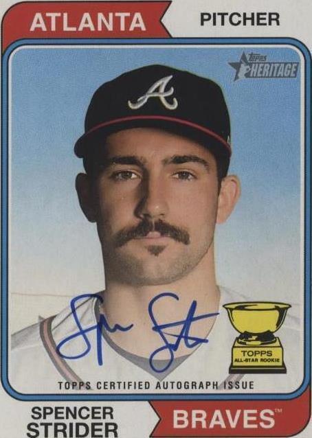 2023 Topps Heritage High Number - Real One Autographs Spencer Strider # ...