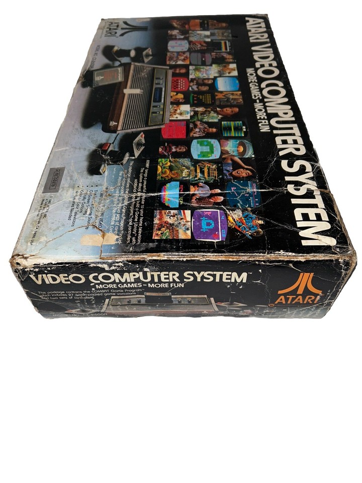 Atari 2600 (CX-2600A) Computer System w/Original Box Matching # Working ...