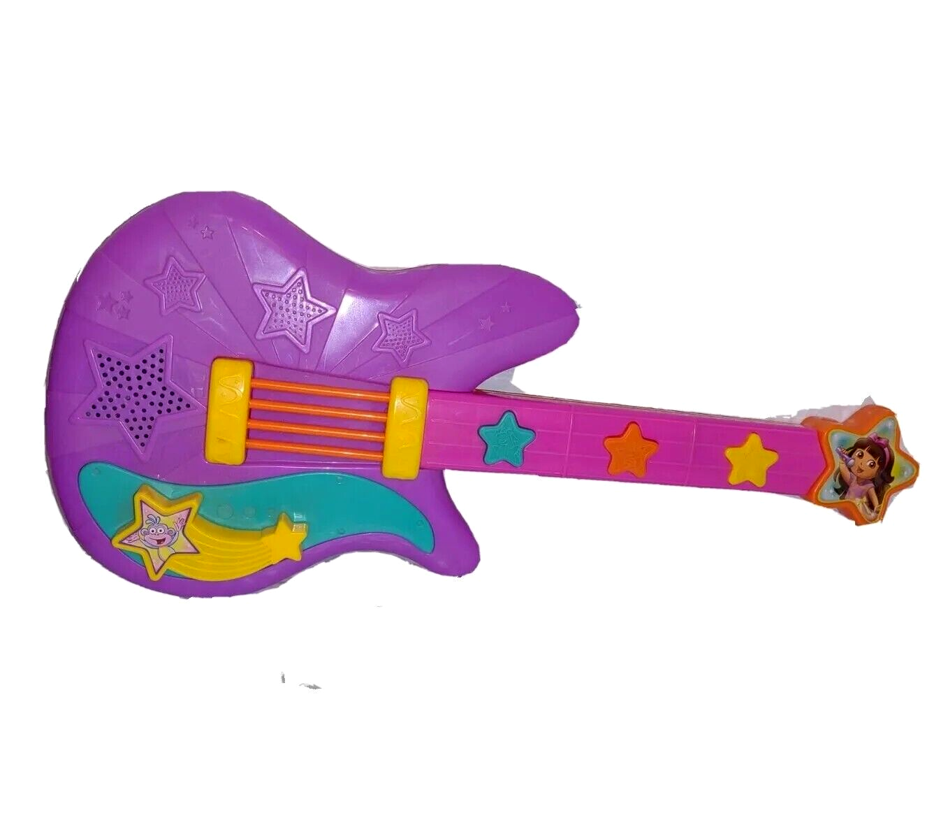 Fisher Price Dora the Explorer Singing Star Guitar Whammy Bar Strings ...