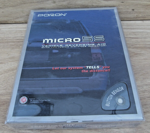 PORON Micro 5S 4D Reversing Aid with Voice Distance Indicator Parking ...