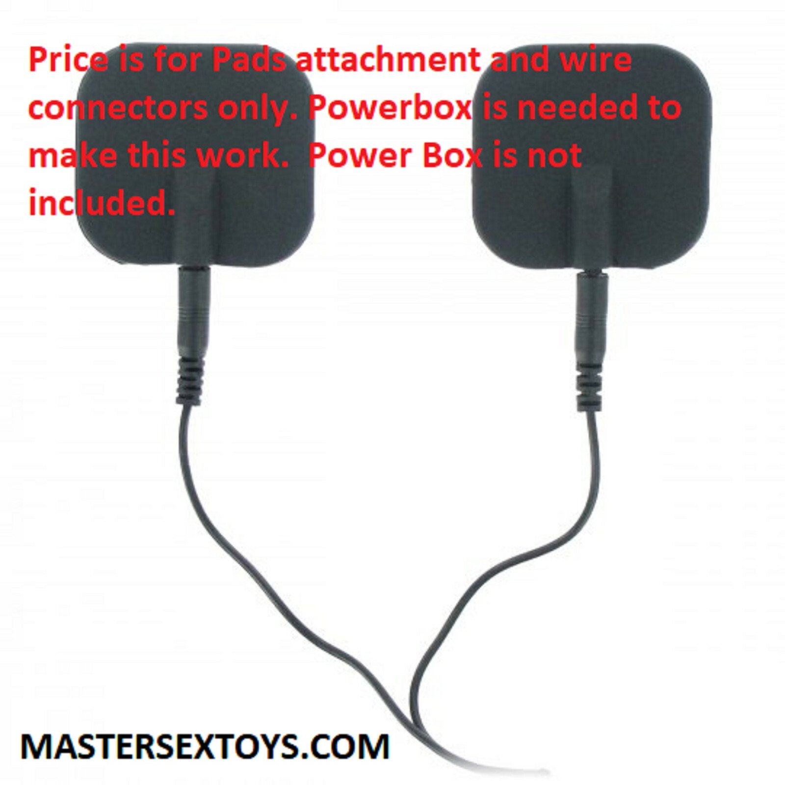 Zeus E-Stim Deluxe Silicone Black Electro Pads Electronic Stimulation ...