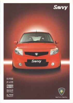 Catalogue Brochure Proton Savvy 08/2010, Grande Bretagne / UK | eBay