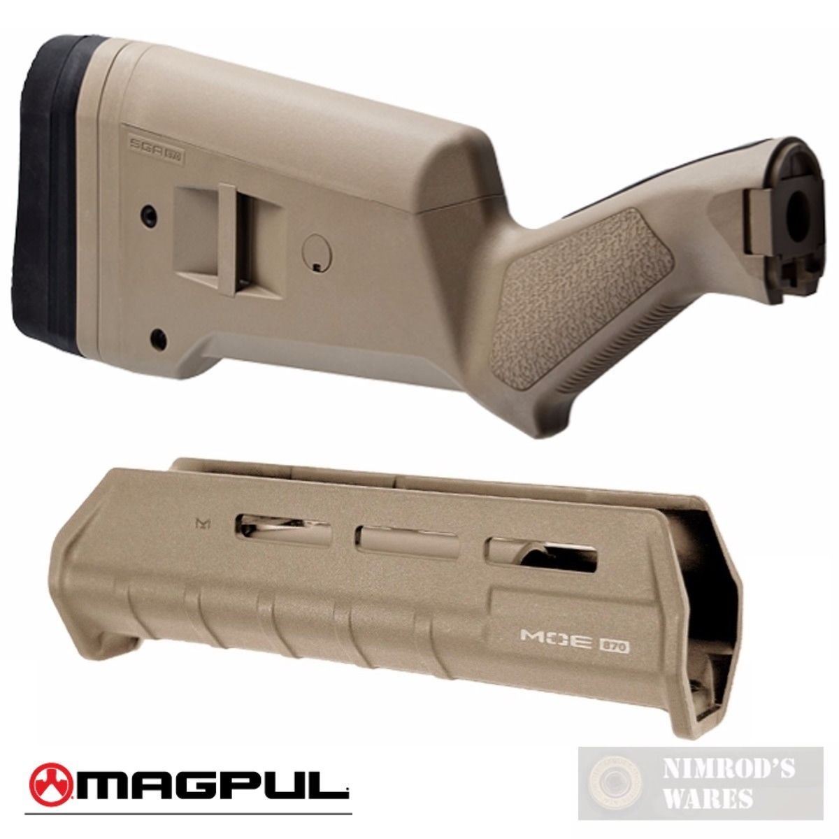 MAGPUL REMINGTON 870 SGA STOCK and M-LOK Forend MAG460-FDE MAG496-FDE ...