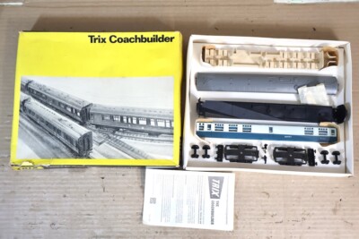 TRIX 1958 COACHBUILDER BR BLUE GREY MK1 BUFFET CAR COACH KIT ol | eBay UK