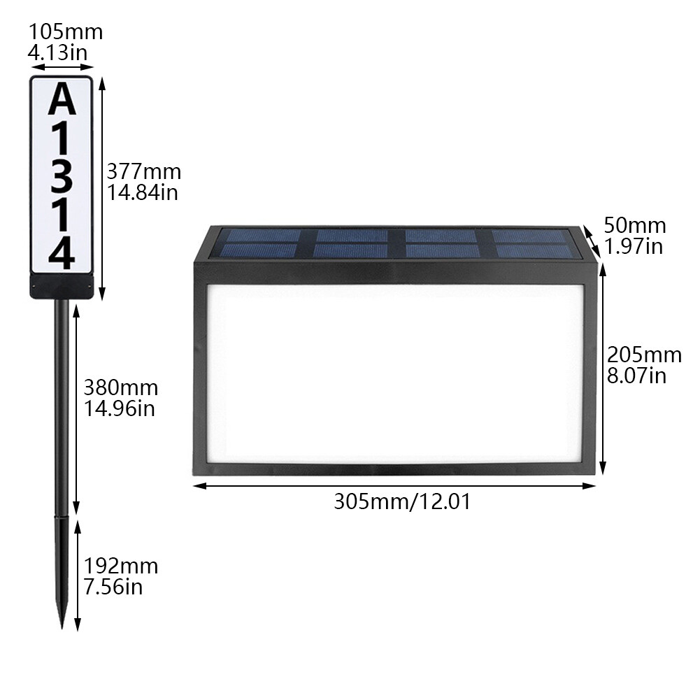 Outdoor Lighting Ground Mounted Sign