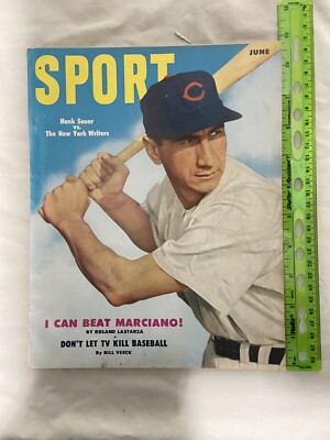 Vintage June 1953 Sport Magazine Hank Sauer Chicago Cubs Cover Bill ...
