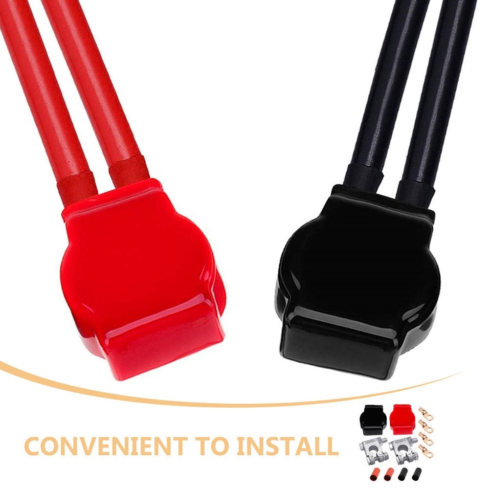 Car Audio Battery Terminal Anode Cathode Sleeves Cable End Repair ...