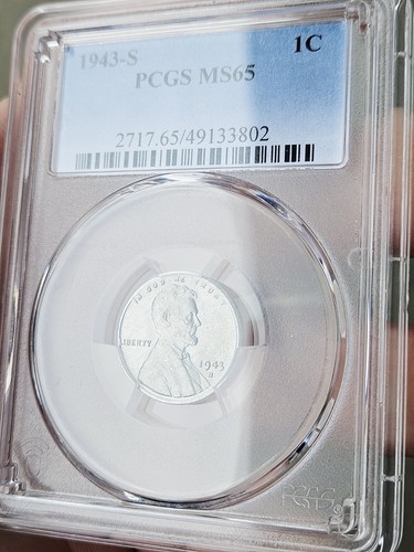 1943-S PCGS MS65 Lincoln Steel Wheat Cent #3802 | eBay