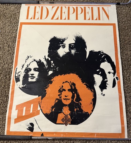 LED ZEPPELIN / Led Zeppelin III 1970 UK Original Promo Poster 25x34in ...
