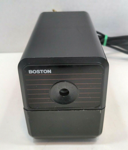 Boston Model 18 Electric Pencil Sharpener Black Vintage WORKS T8 | eBay