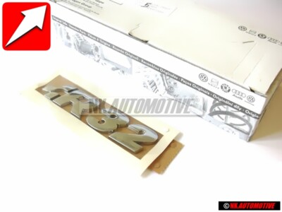 Original VW Golf R32 Rear Hatch Trunk Boot Badge Emblem Chrome ...