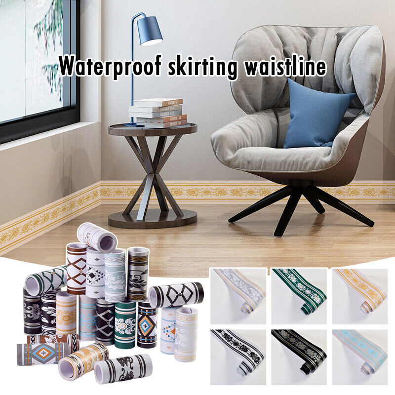10M Wall Skirting Border Wallpaper Sticker Waist Line Self Adhesive ...