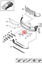 Genuine Porsche Cayenne 9ya Trim Brushed Stainless Steel 9Y08078336M7 ...