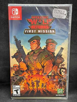 Operation Wolf Returns: First Mission (Nintendo Switch) BRAND NEW ...