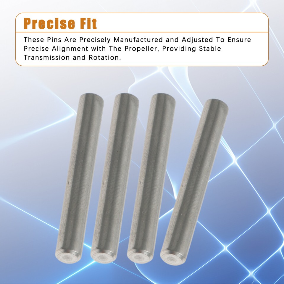 4 Pcs Propeller Shear Pin for Johnson Evinrude 10HP 18HP 20HP 25HP ...