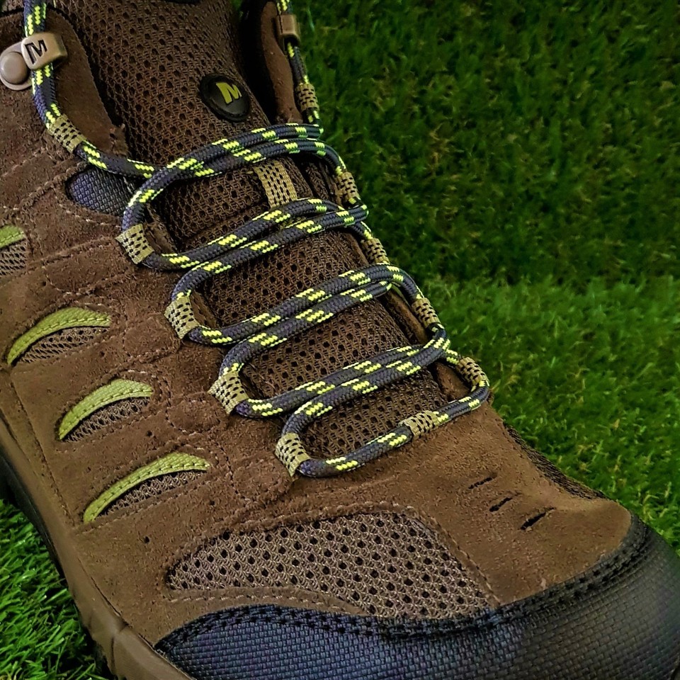 Fabmania® Laces 4mm Strong Round Work Walking Hiking Boot Laces 140 cm ...