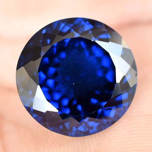 Natural D Block Tanzanite 28.10 Ct Stunning Round Certified Loose ...