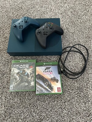 Xbox One S with Two Controllers & Two Games in Excellent Condition | eBay