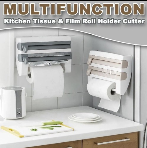 idrop Multifunction Wall Mounted Tissue Holder & Aluminium & Plastic ...