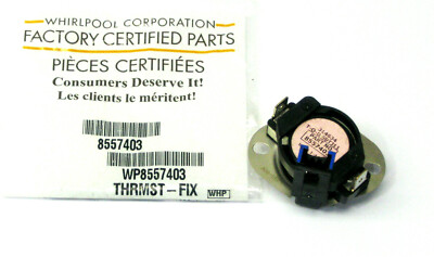 OEM Whirlpool 8557403 Dryer Thermostat Fix | eBay