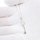 925 Solid Sterling Silver Key Pendant Charm Necklace Chain – Multi ...