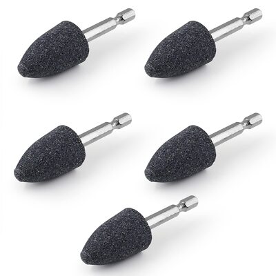 5PCS Abrasive Drill Bits Stone Grinding Bits 14 Hex Shank Small ...