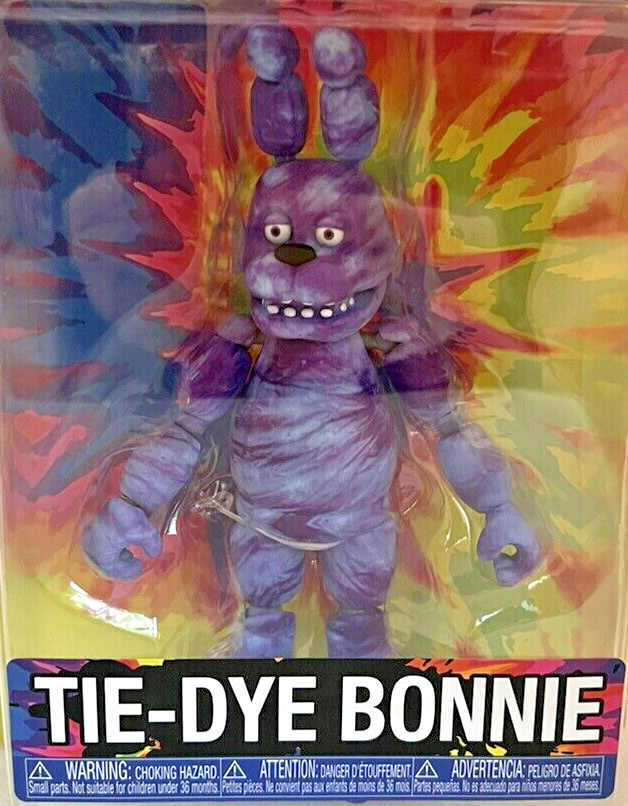 Five Nights At Freddy's FNAF Tie Dye Bonnie Action Figure Collectable ...
