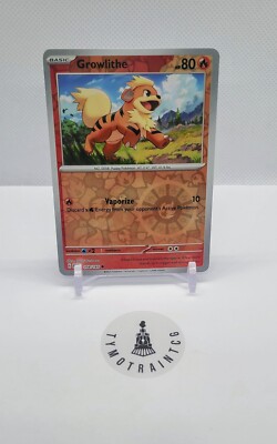 Pokémon - Growlithe - Scarlet & Violet-151 - 058/165 Reverse Holo | eBay