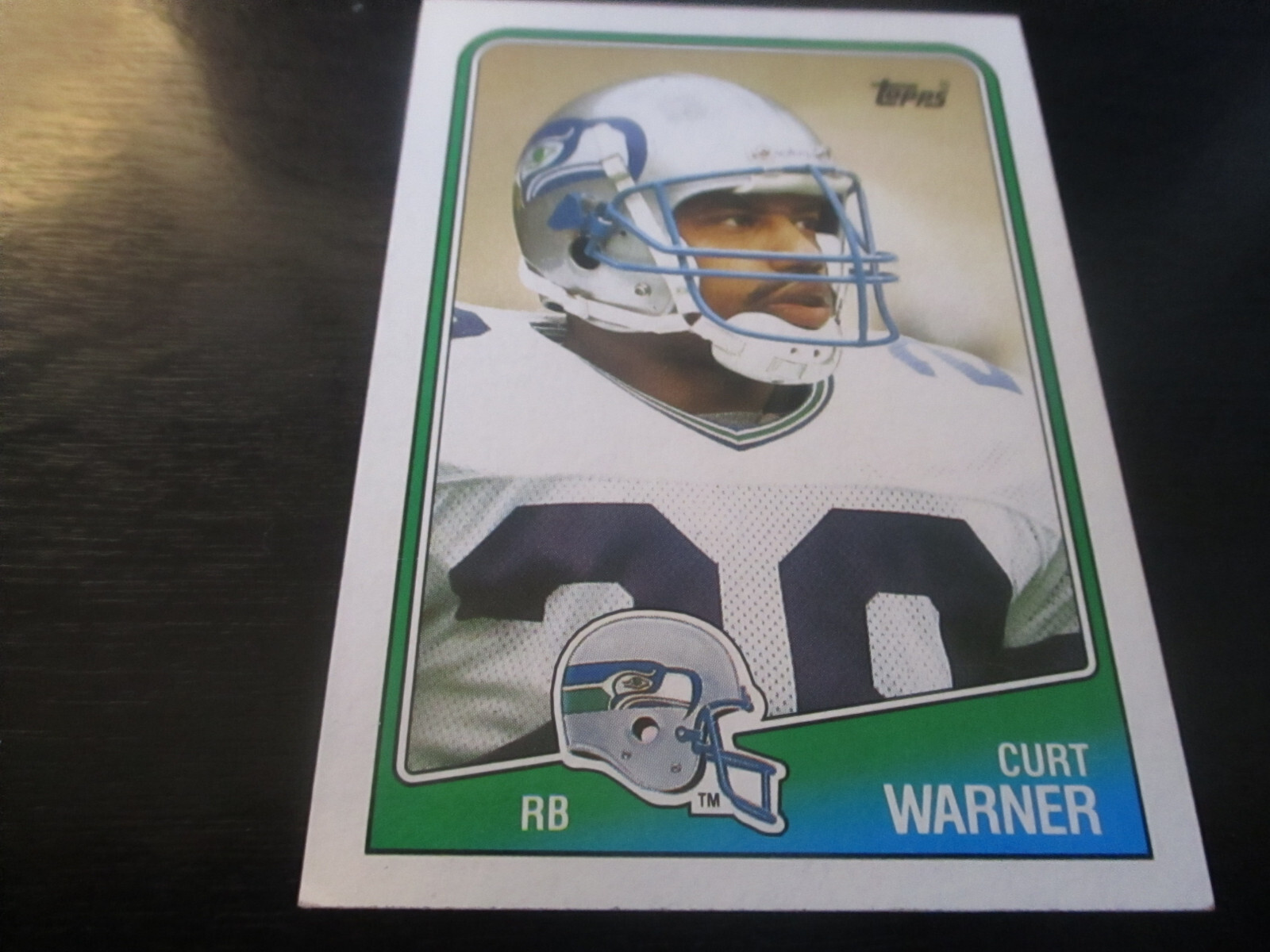curt warner (seattle seahawks - rb) 1988 topps CARD #132 nr/mint ...