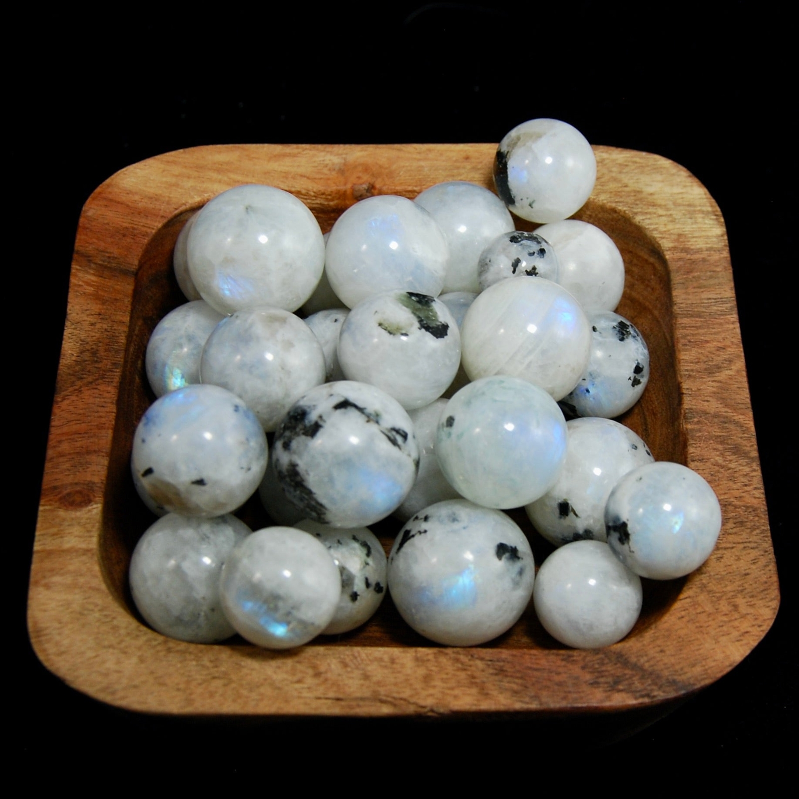 ONE Mini Flashy Rainbow Moonstone Crystal Sphere 15mm 20mm 25mm | eBay