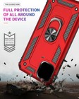 iPhone 11 Pro Max Case, Armour Strong Magnetic Metal Ring Holder ...