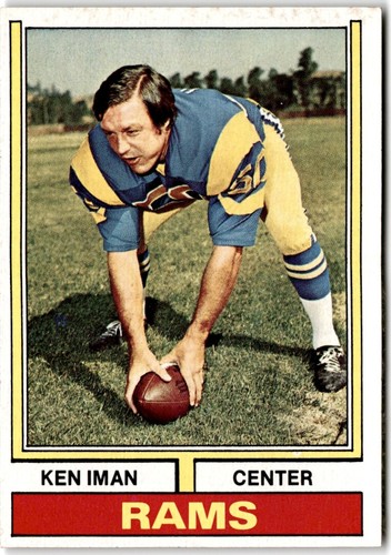 1974 Topps #343 Ken Iman Rams | eBay