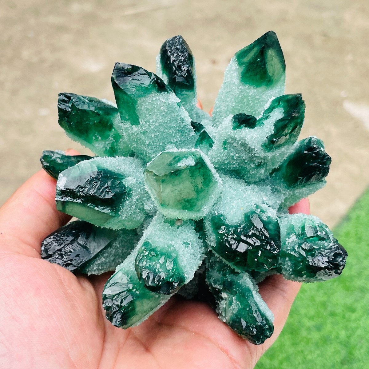 Green Quartz New Beginning Crystal Set Stones For New Beginnings