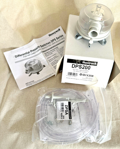 Honeywell DPS200 Differential Pressure Switch 20-200 Pa Adj Range Made ...