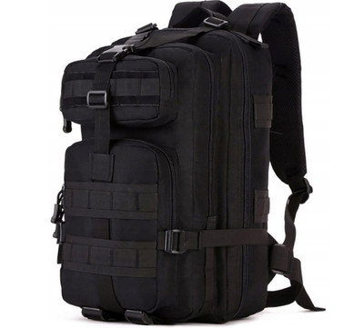 Military Backpack Tactical Black Waterproof Backpack With Waist Belt ...