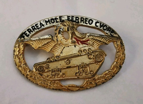 WW2 Italian Army Tank Crew Pin Badge | eBay UK