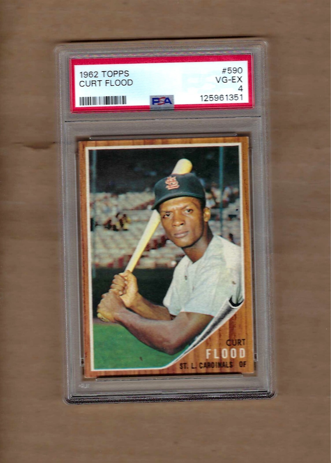 1962 TOPPS CURT FLOOD # 590 PSA 4 | eBay
