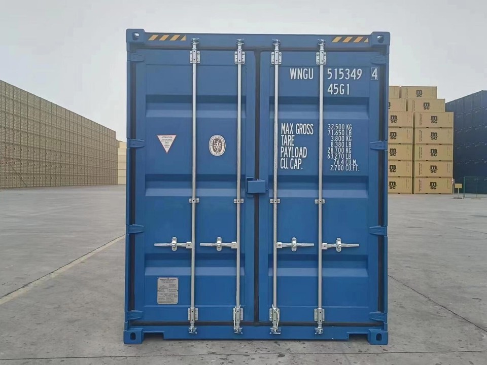 40ft High Cube Shipping Container , RAL 5010,One trip, £3600 | eBay UK