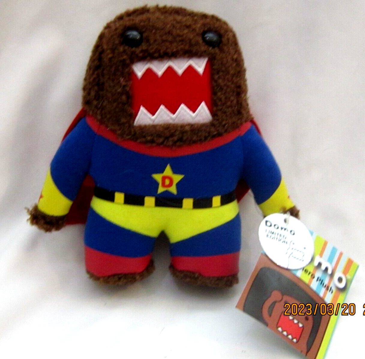 Domo Kun Superman 6" Plush Stuffed Toy-Domo Kun Cape Plush-Domo Kun ...
