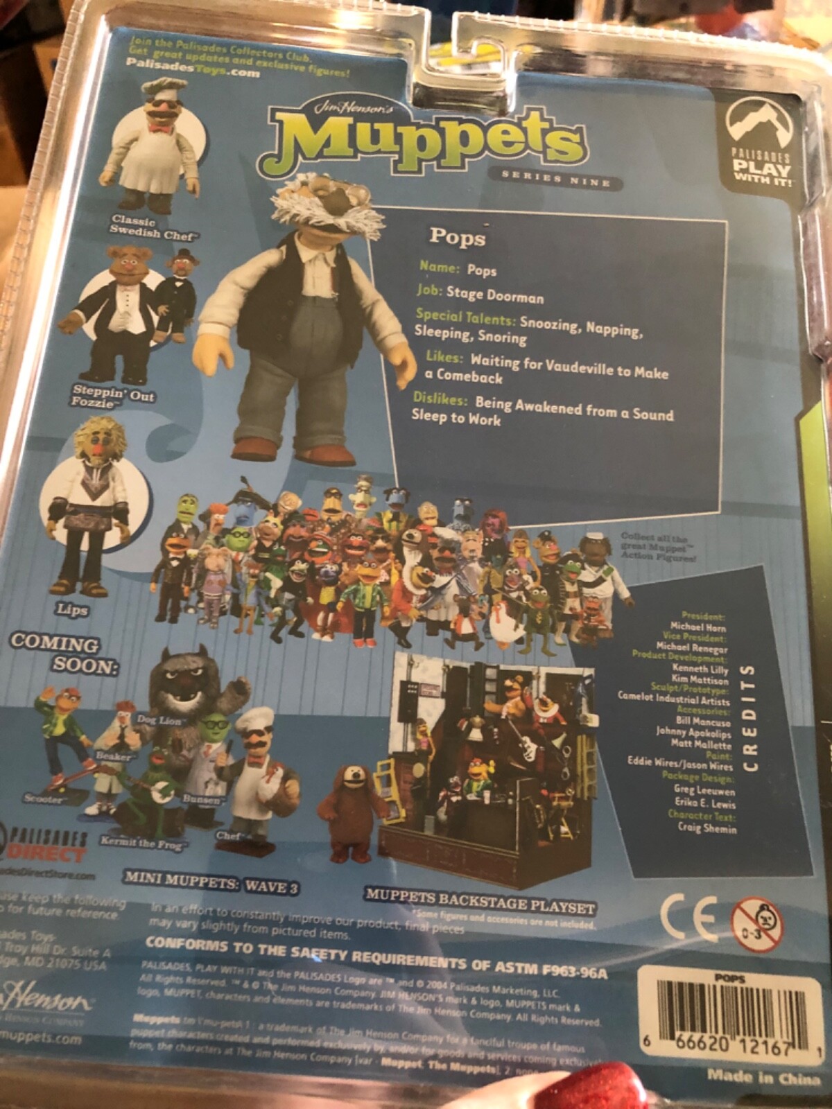 Great Muppet Caper Pops Series 9 Action Figure 2004 Palisades Toys ...