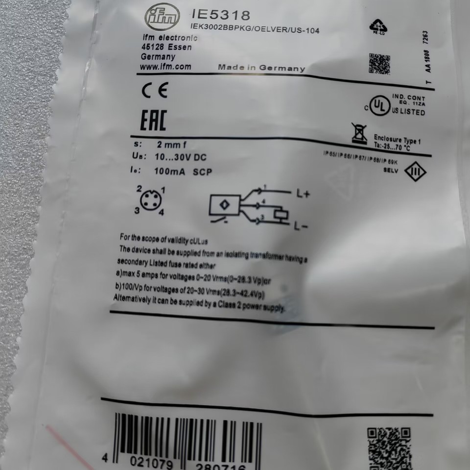 1Pcs For IFM IE5318 Inductive Sensor | eBay