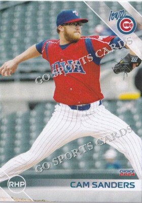 2024 Iowa Cubs Cam Sanders RC Rookie Chicago Minor Card | eBay