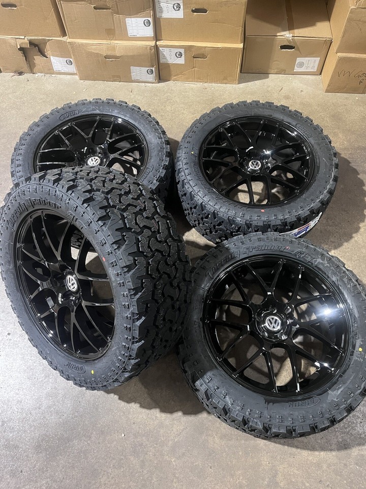 Brand new set of 20” alloy wheels and all terrain tyres Fits Vw Amarok ...