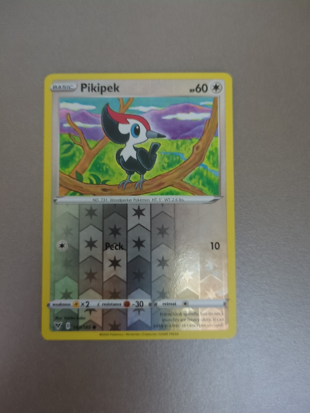 Pokemon Pikipek 143/185 Vivid Voltage Reverse Holo M/NM | eBay