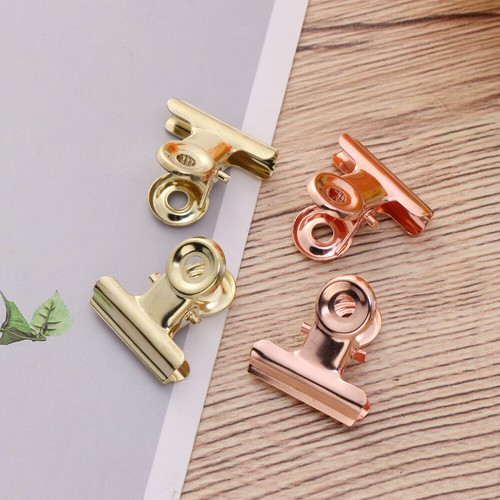 40 Pcs Metal Clip Stainless Steel Binder Clips Book Office Supplies | eBay