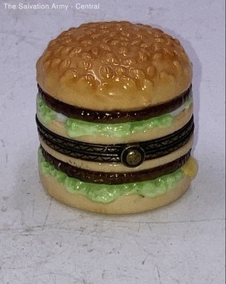 PHB Collection Multicolor Porcelain Hinged McDonald's Big Mac Trinket ...