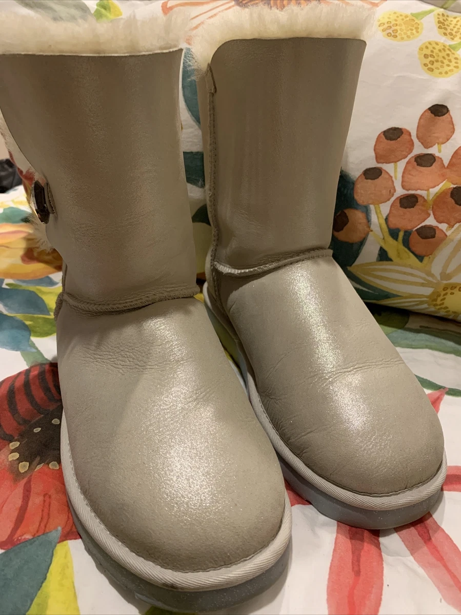 Light Blue Sparkly Uggs