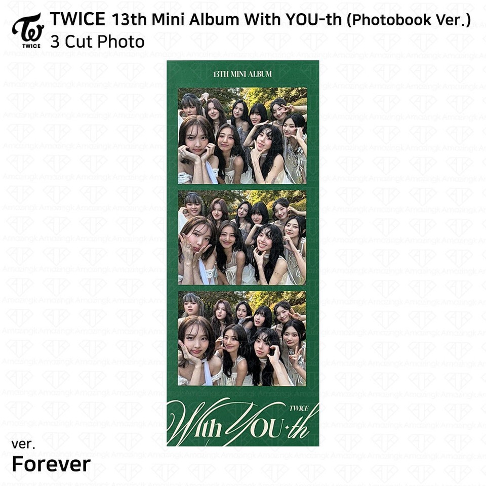 TWICE 13th Mini Album With YOU-th Youth Photocard Poster Film Sticker ...